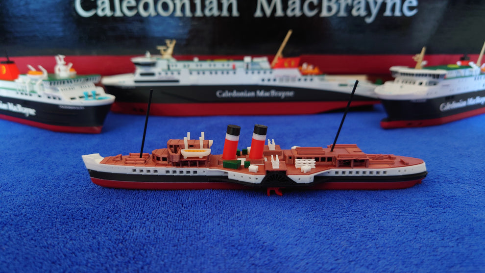 PS Waverley 3d Printed Model 1:500 scale ship/boat Caledonian MacBrayn ...